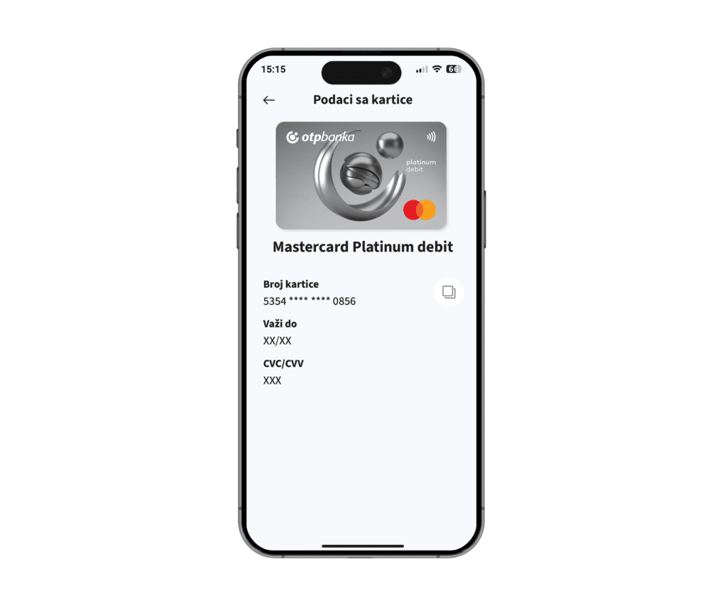 Mastercard Platinum debitna kartica | OTP banka Srbija